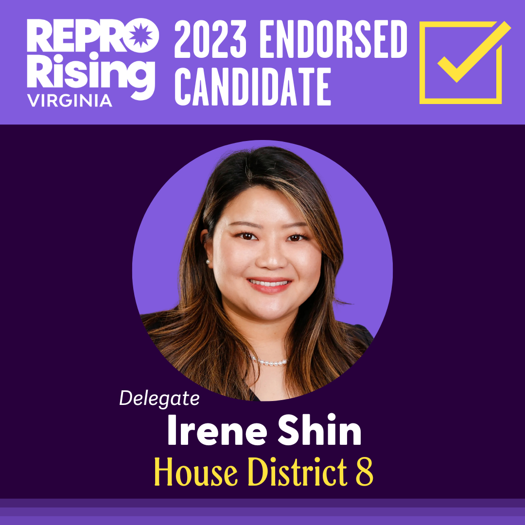 REPRO Rising Virginia – Delegate Irene Shin