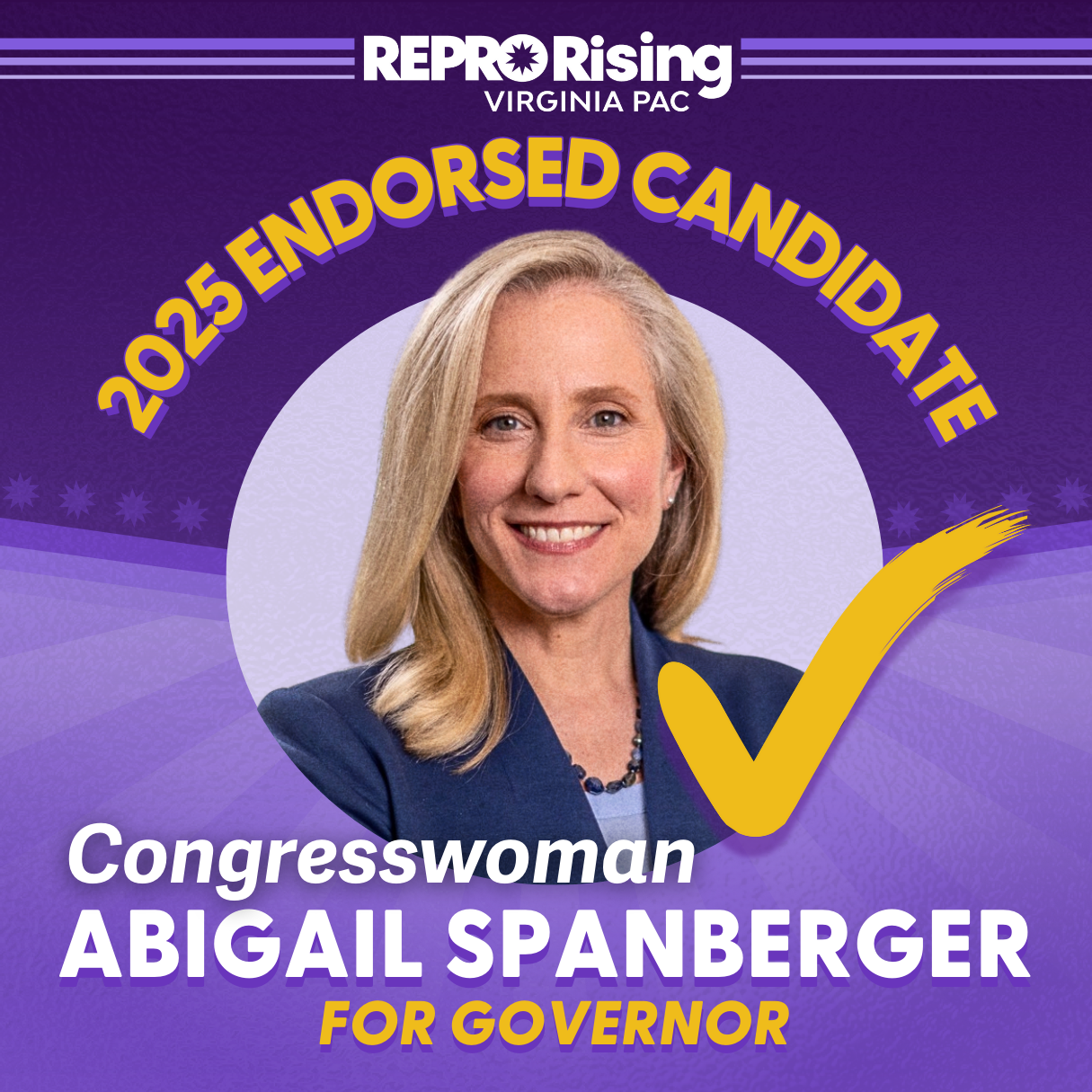 REPRO Rising Virginia – Congresswoman Abigail Spanberger