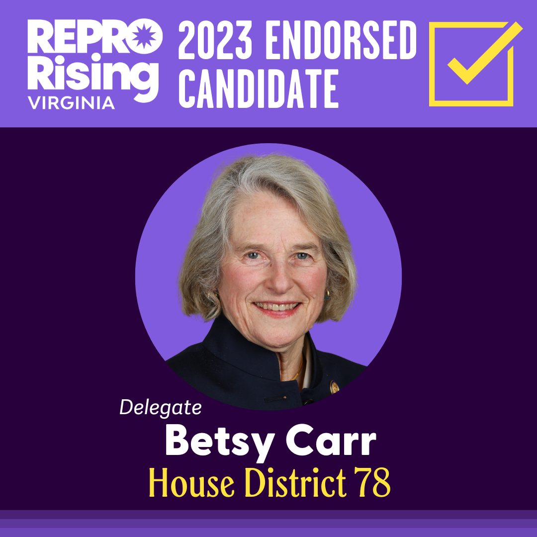 REPRO Rising Virginia – Delegate Betsy Carr